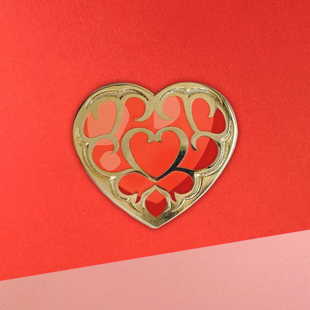Zelda BOTW - Heart Container Enamel Pin - Etsy