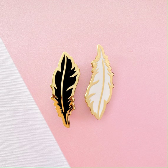 Fire Emblem Pegasus Feather Enamel Pin - Etsy