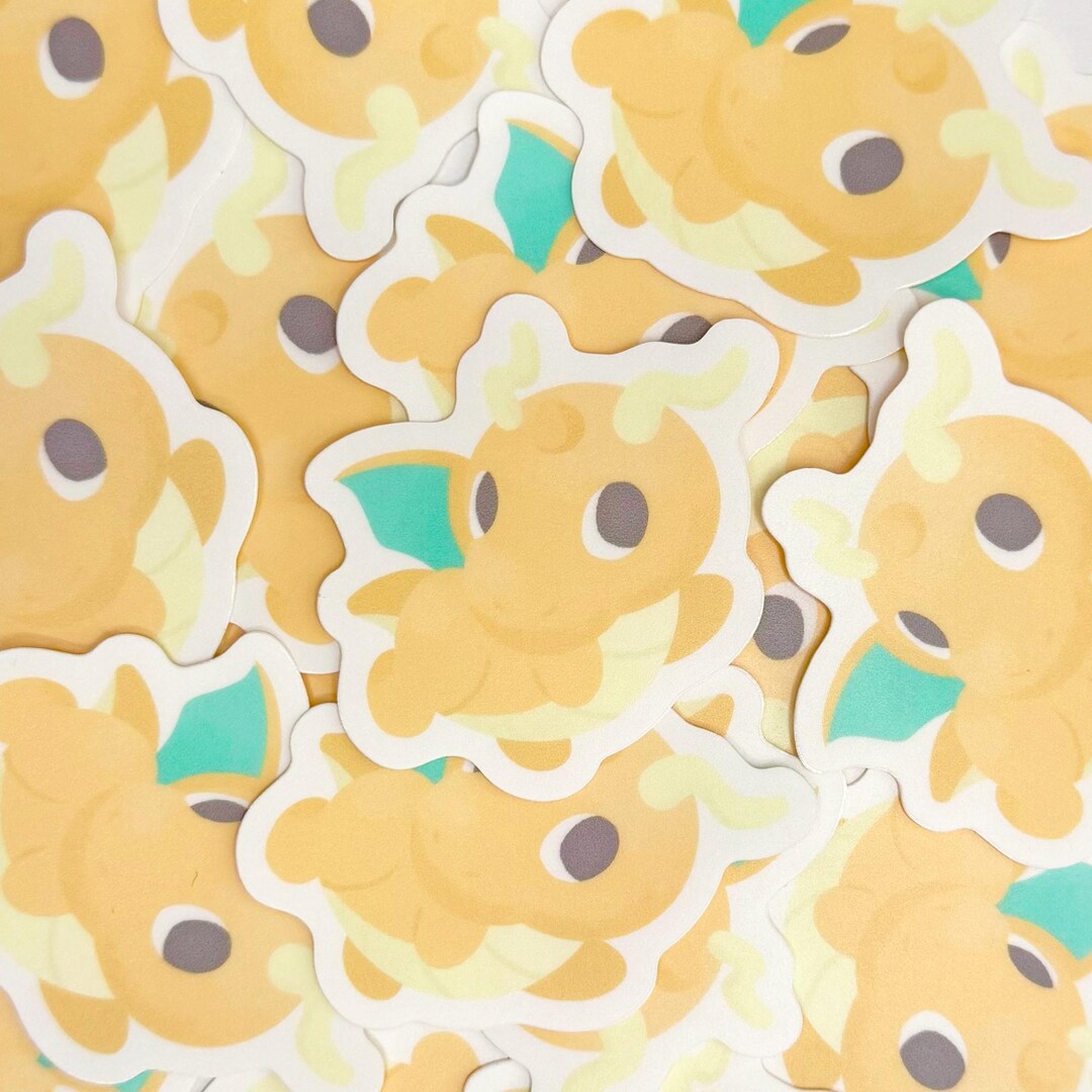 Dragonite Vinyl Sticker - Etsy