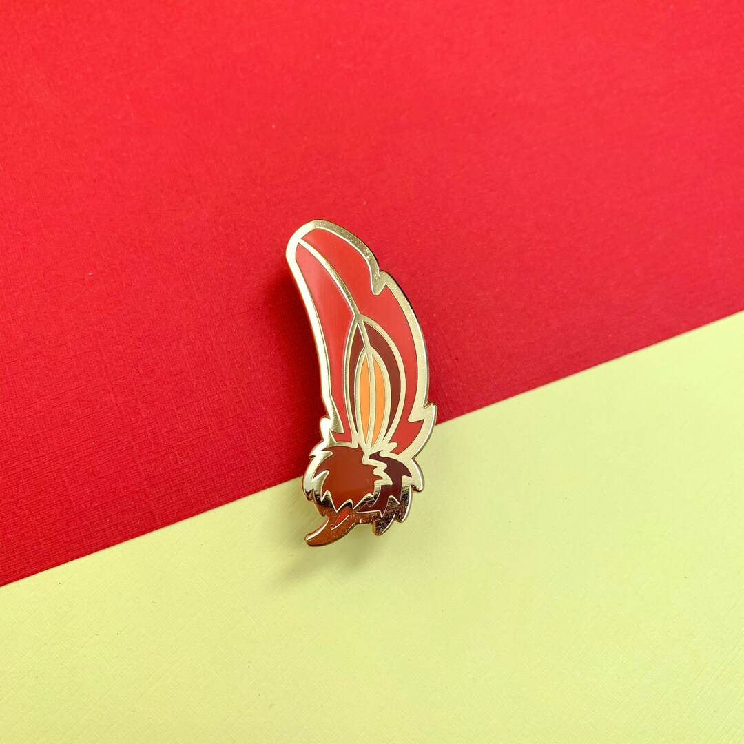 Phoenix Down Enamel Pin - Etsy