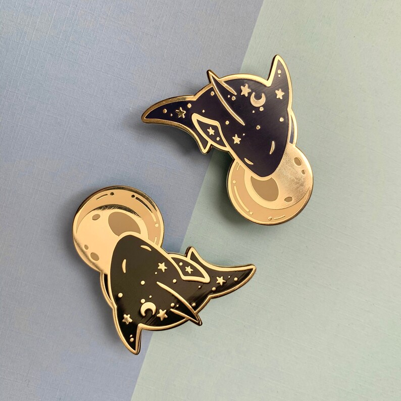 Underwater Skies Shark Enamel Pin | Etsy