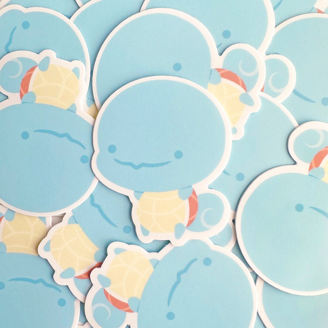 Squirtle Vinyl Sticker - Etsy
