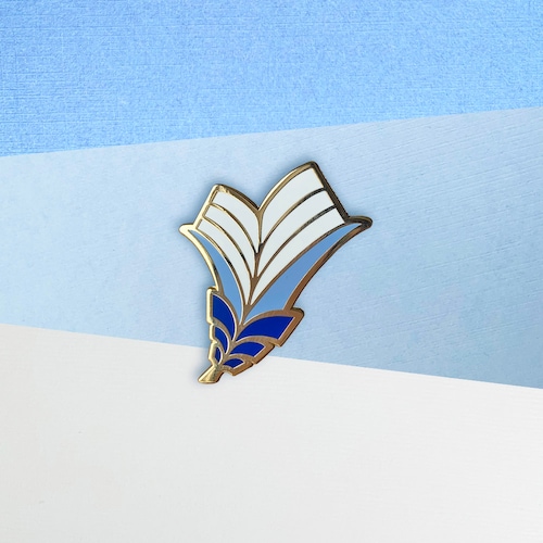 Rainbow Wing Feather Enamel Pin - Etsy