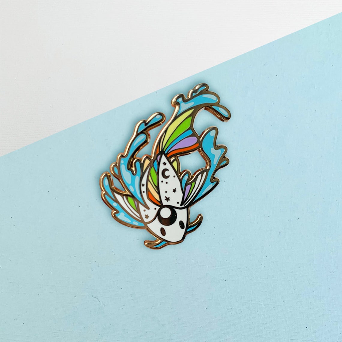 Underwater Skies Koi Enamel Pin | Etsy
