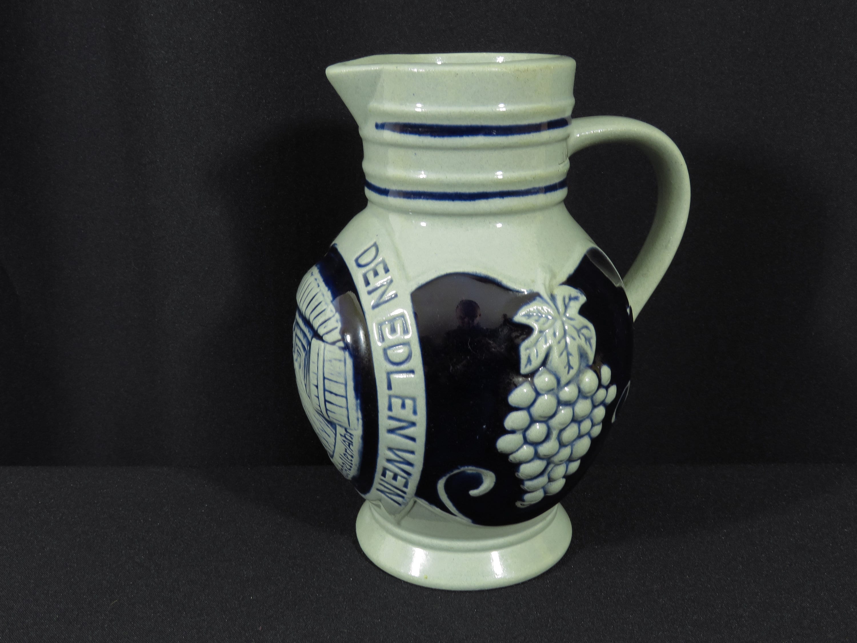 Vintage German Water Pitcher Trink Aus Stein Den Edlen | Etsy