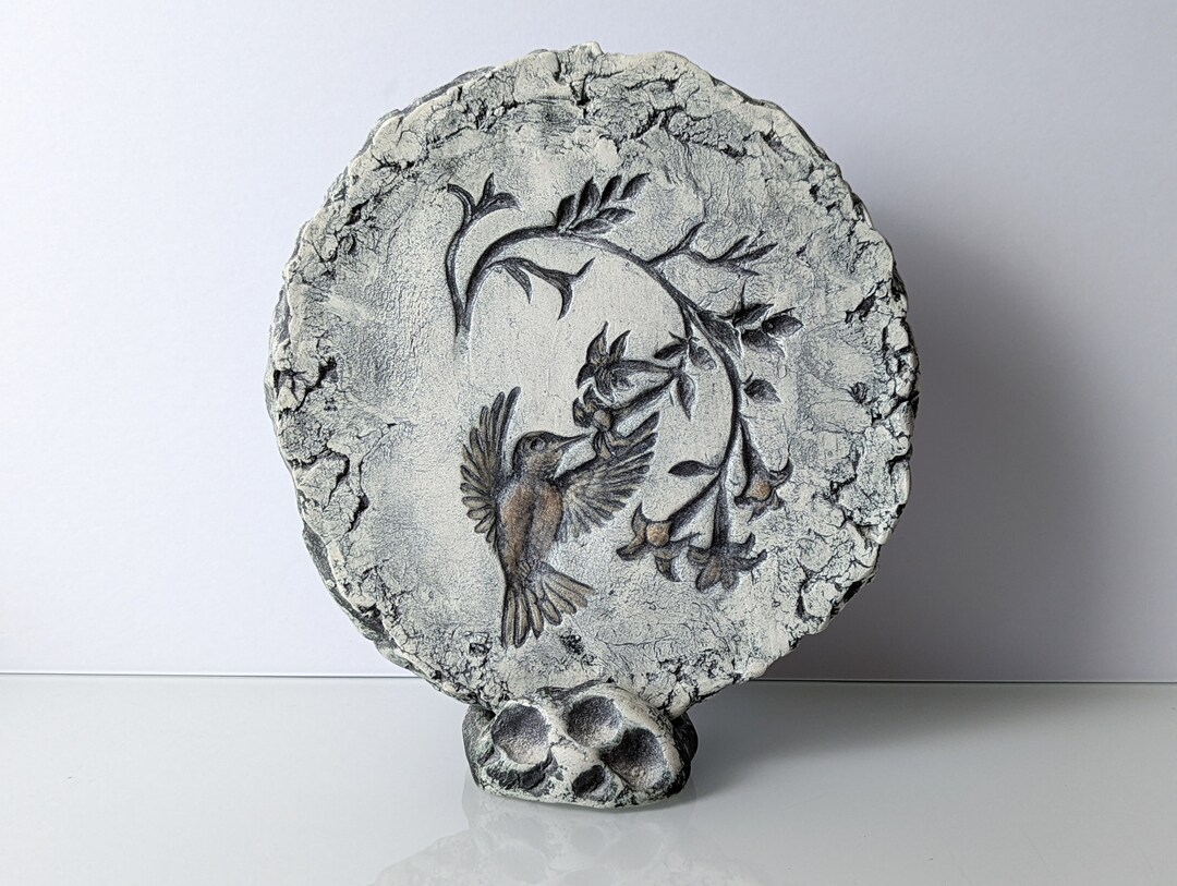 Vintage Studio Pottery Wall Hanging or Stand Clay Plaque , Hand Made by ...