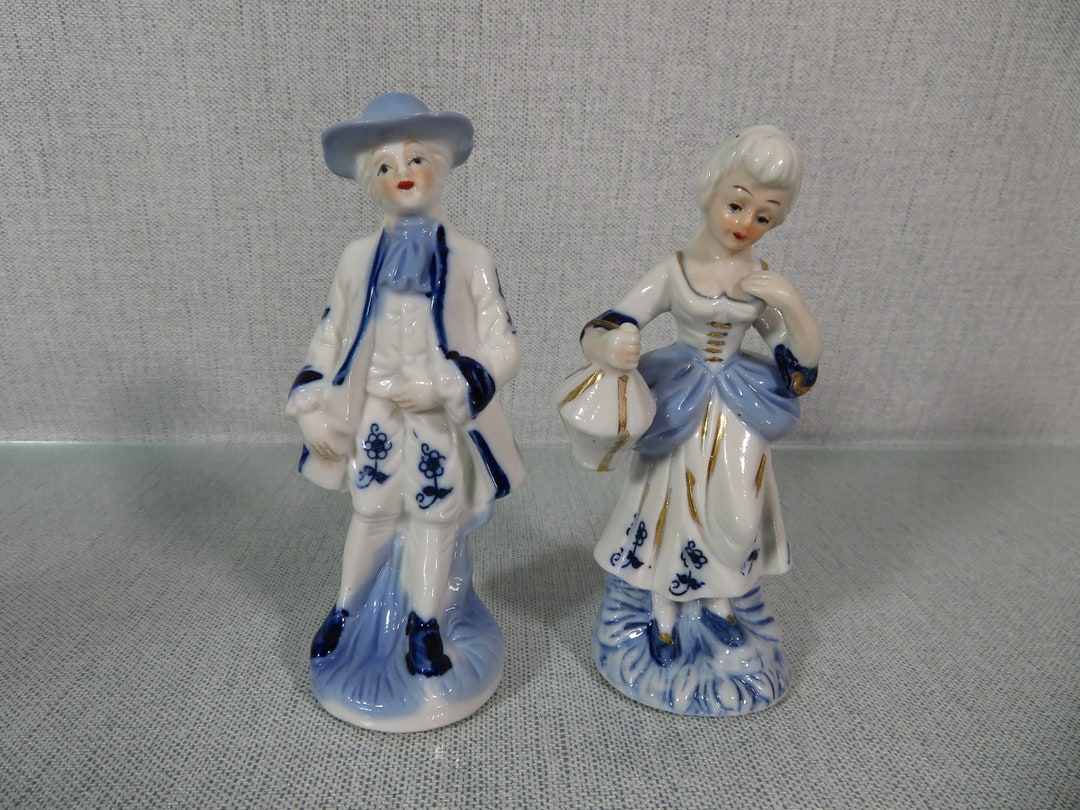 2 X Vintage Rayware Figurines , Hand Painted - Etsy