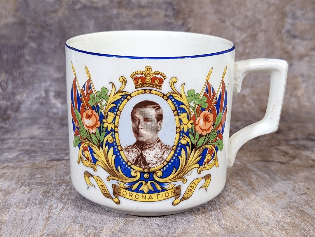 Vintage Coronation 12th May 1937 EDWARD VIII Mug by J & G - Etsy