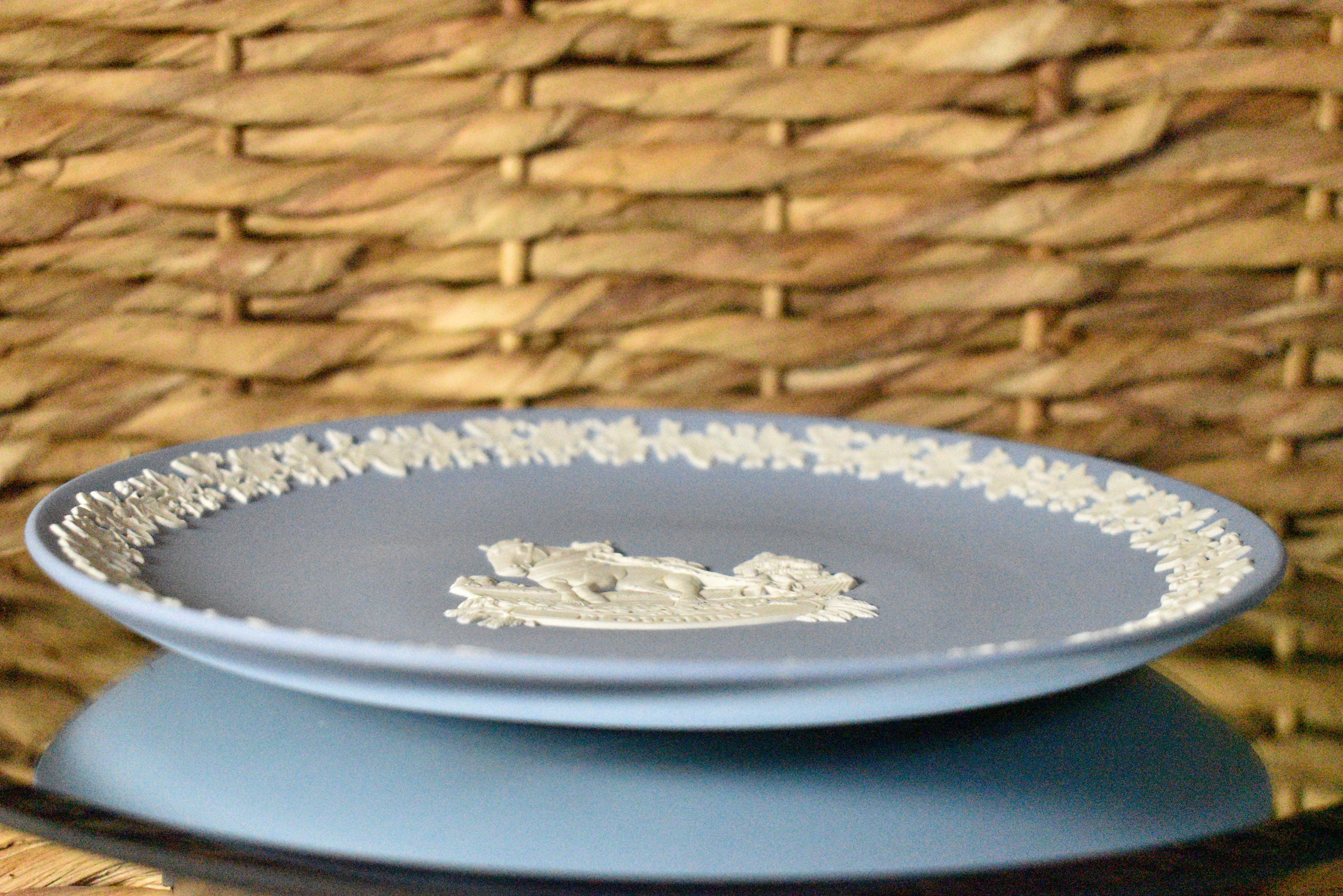 Collectibles Rare Vintage Wedgwood Jasperware White on Pale Blue ...