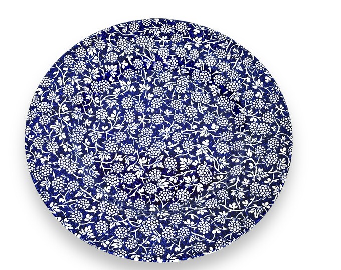 Blue White DINNER PLATES Mix & Match China Mismatched Plates Vintage ...