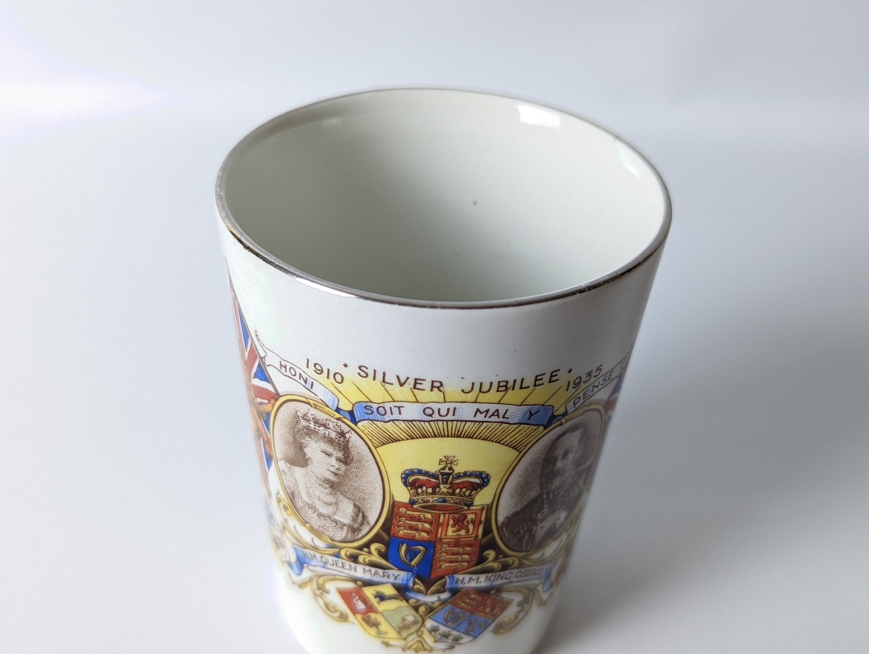 Vintage Royal Winton Grimwades Mug Queen Mary and King - Etsy UK