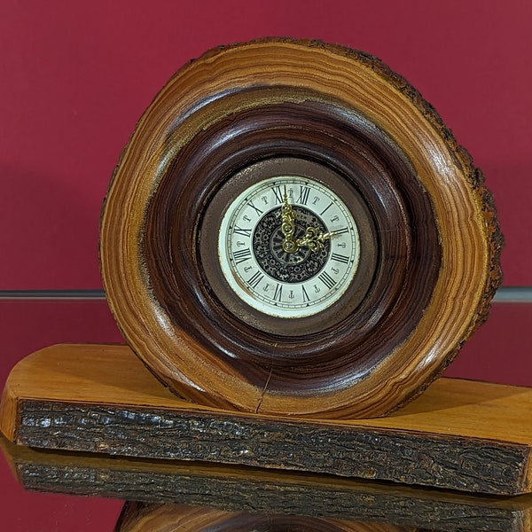 Wood Mantle Clock - Etsy