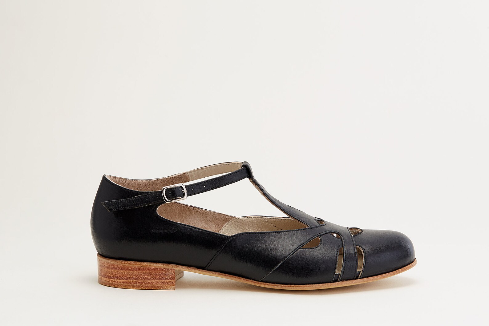 Spring in Black Leather Women Swing Dance Shoes Vintage - Etsy