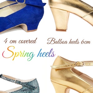 Spring in Silver Leather | Women Swing Dance Shoes | Vintage Shoes ...