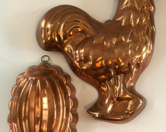 Rooster Copper Molds - Etsy