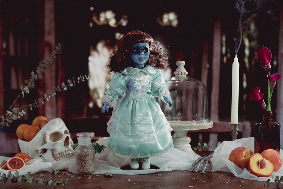Samara Creepy Doll Scary Doll Hand-painted Doll Zombie - Etsy