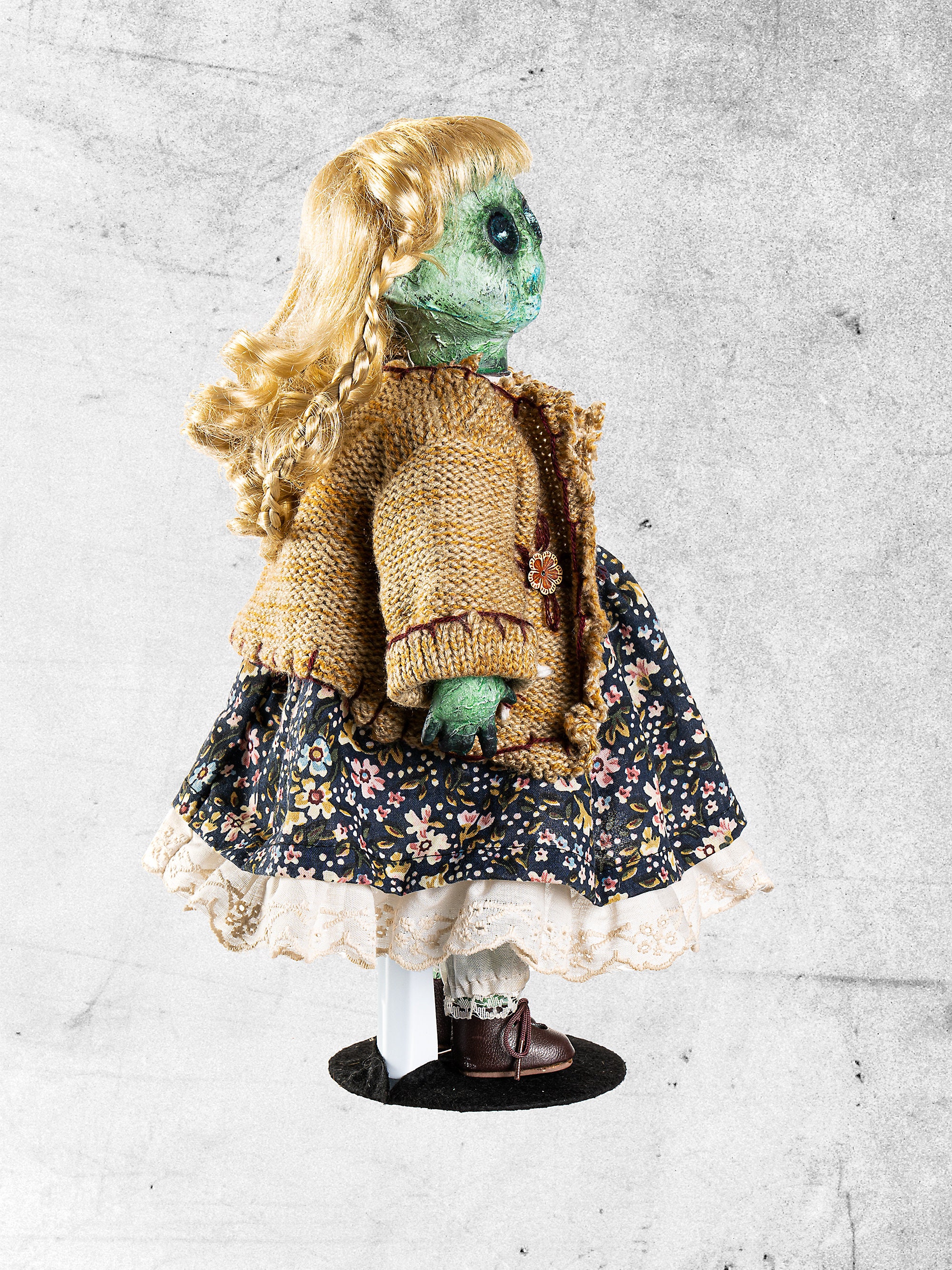 Annie Creepy Doll Scary Doll Hand-painted Doll Zombie | Etsy