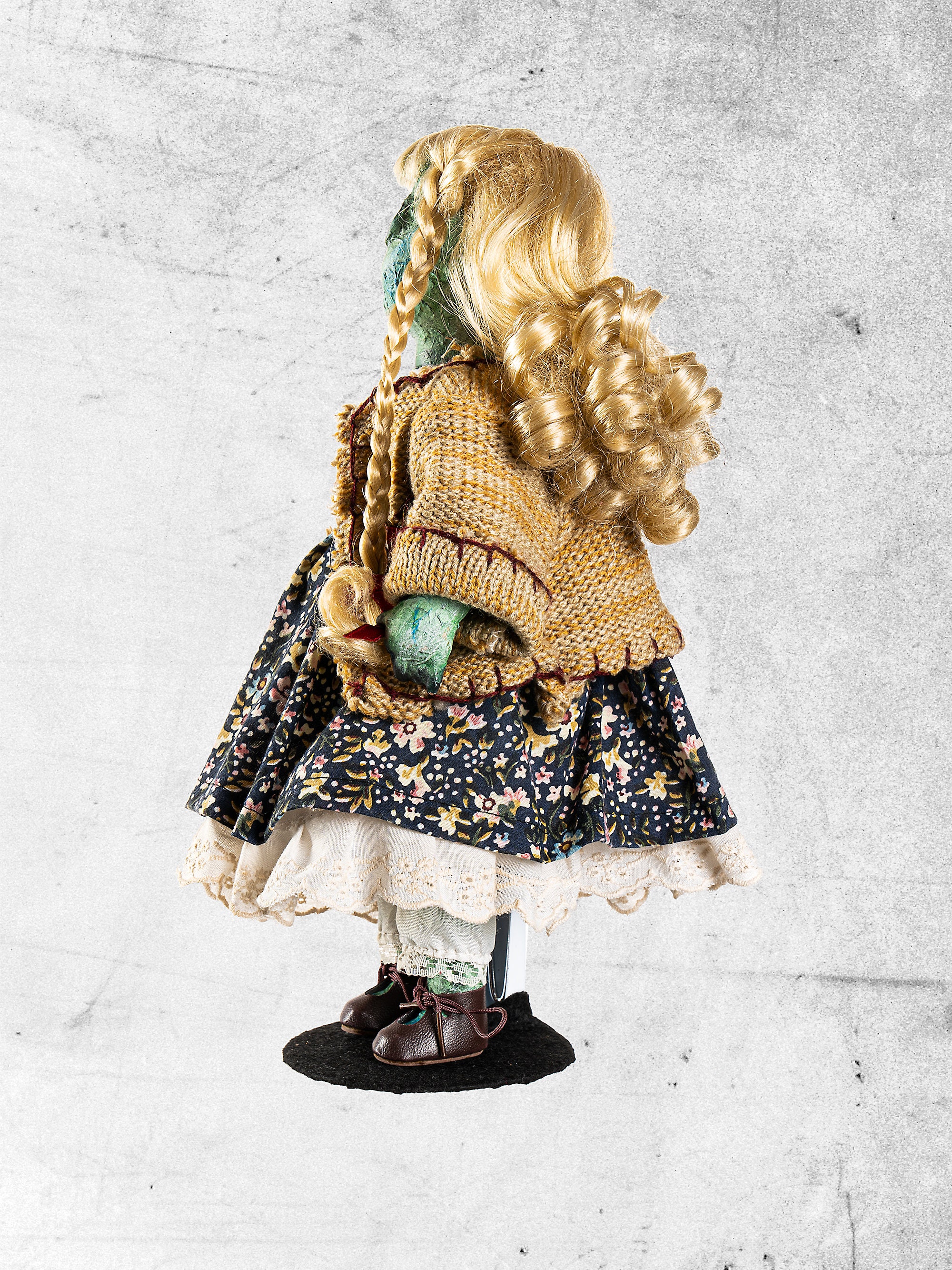 Annie Creepy Doll Scary Doll Hand-painted Doll Zombie - Etsy