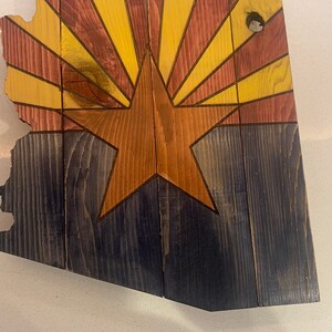 Arizona State Shaped Wall Art - Etsy