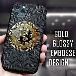 Custom Coin iPhone Case BTC Bitcoin Phone Case Crypto Case ...