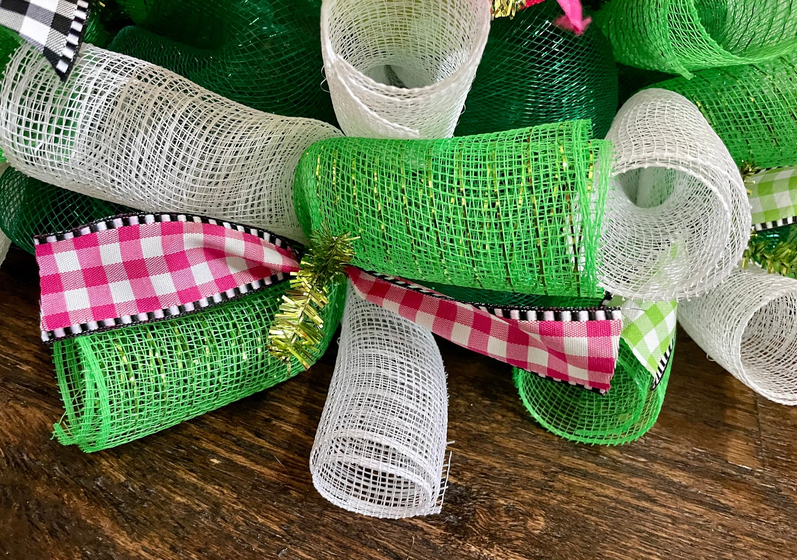 Front Door Wreath Deco Mesh Wreath Summer Wreath Watermelon | Etsy