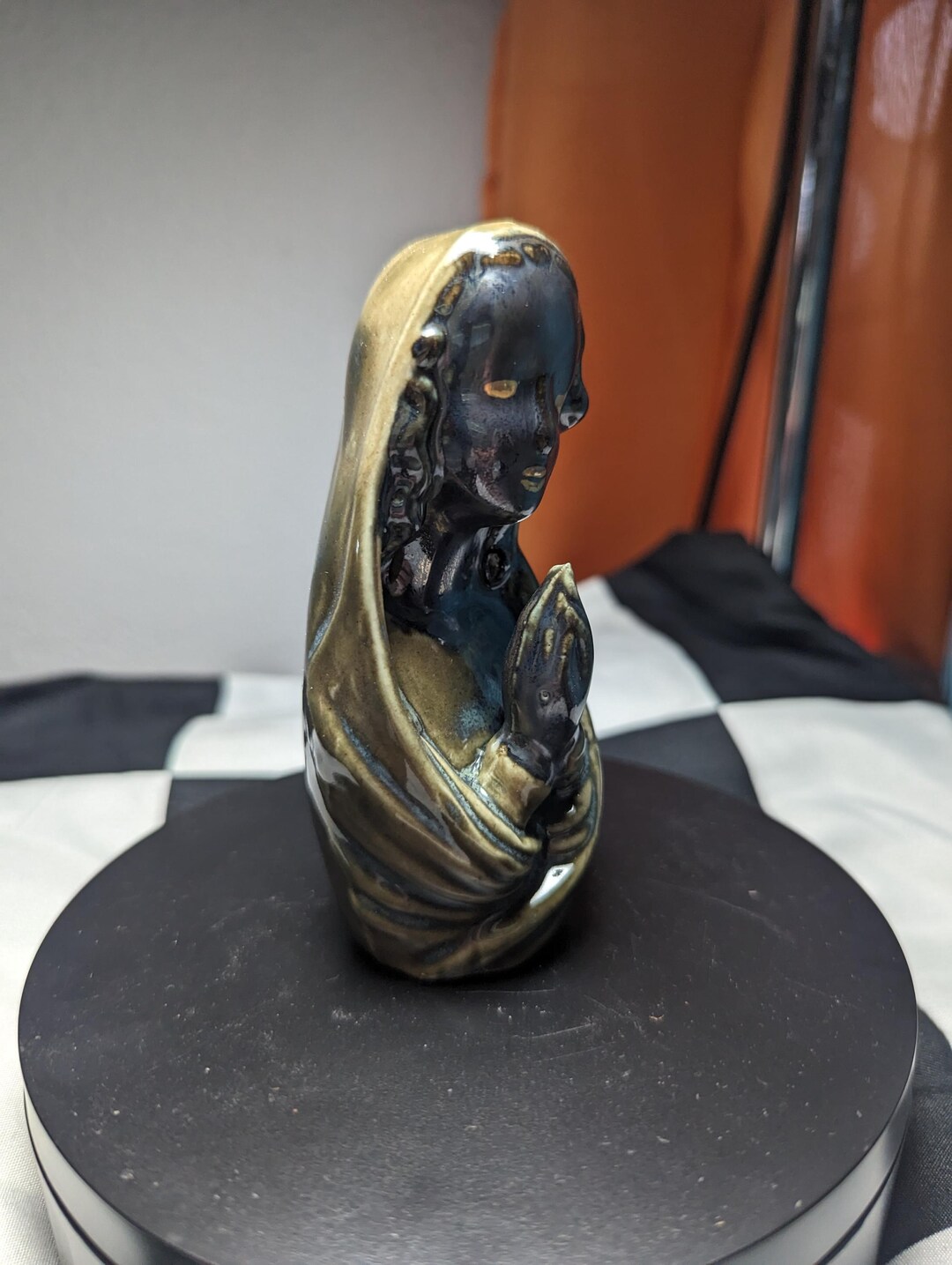 Palladium Virgin Mary Mini Statue - Etsy