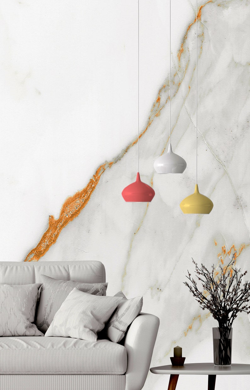 White Matte Marble Wallpaper Self Adhesive Peel & Stick - Etsy