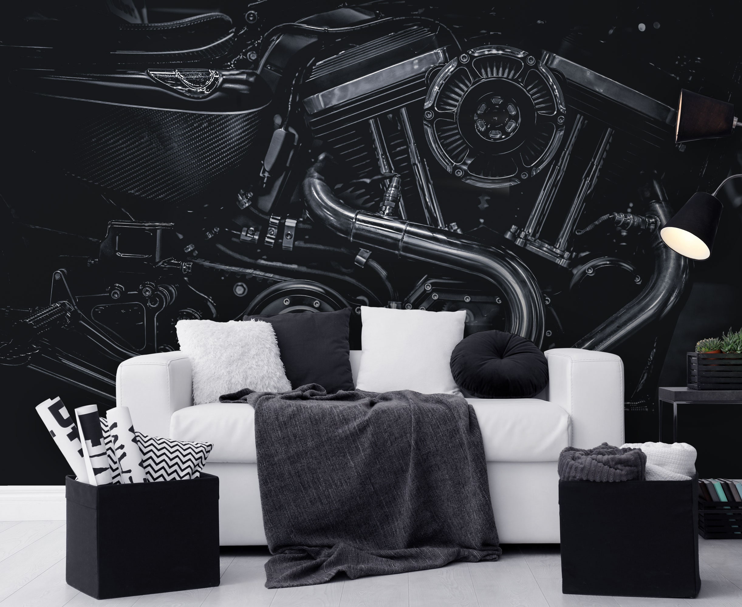 Harley Davidson Motorcycles Wallpaper Border