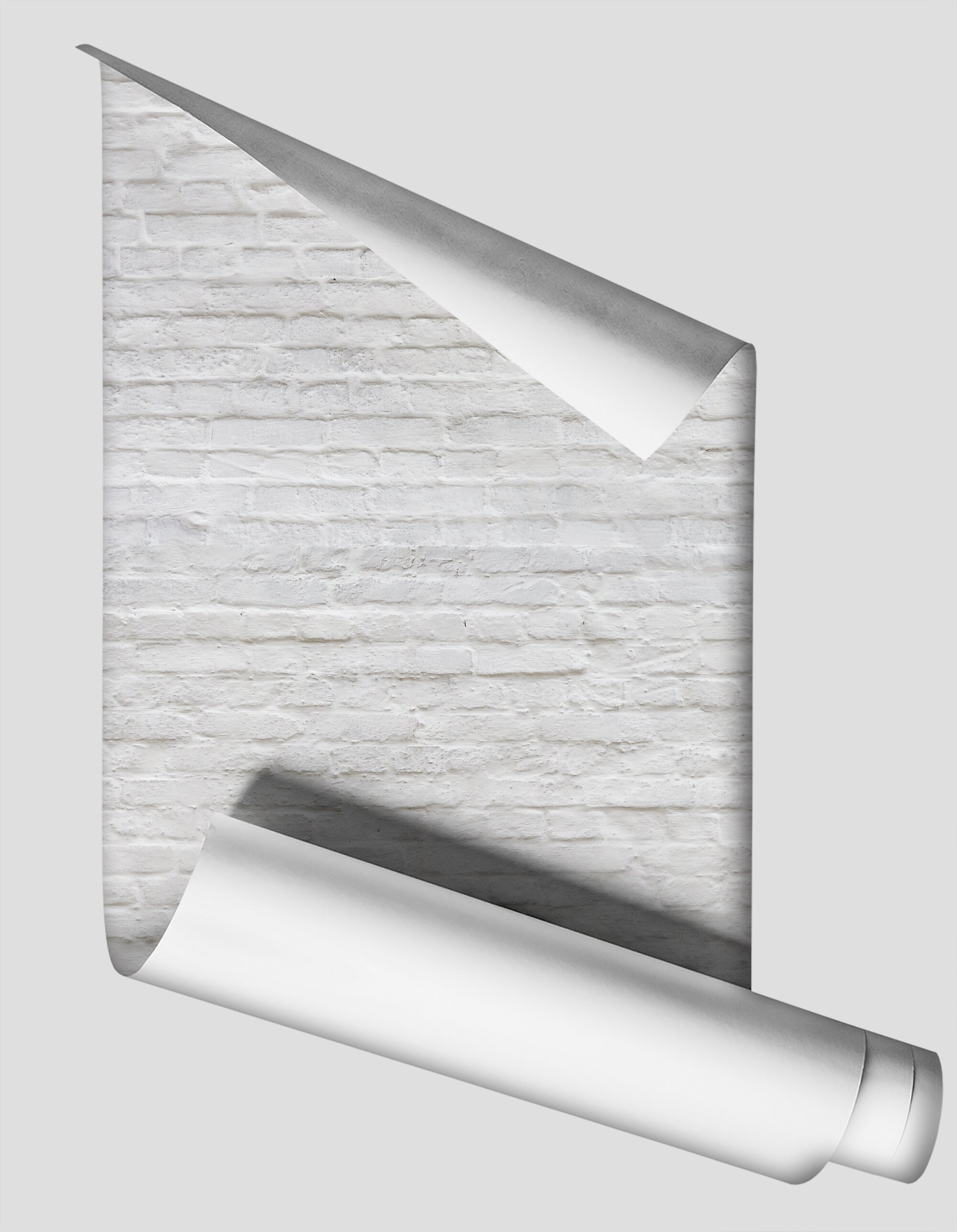 White Brick Wall Photo Wallpaper Self Adhesive Peel & | Etsy