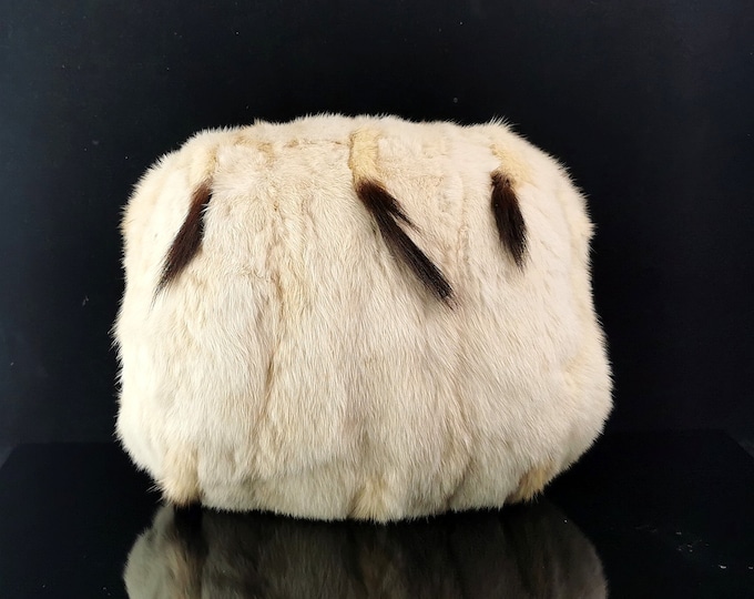 Antique Winter Ermine Fur Muff, Victorian - Etsy