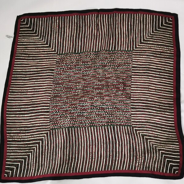 Abstract Silk Scarf - Etsy