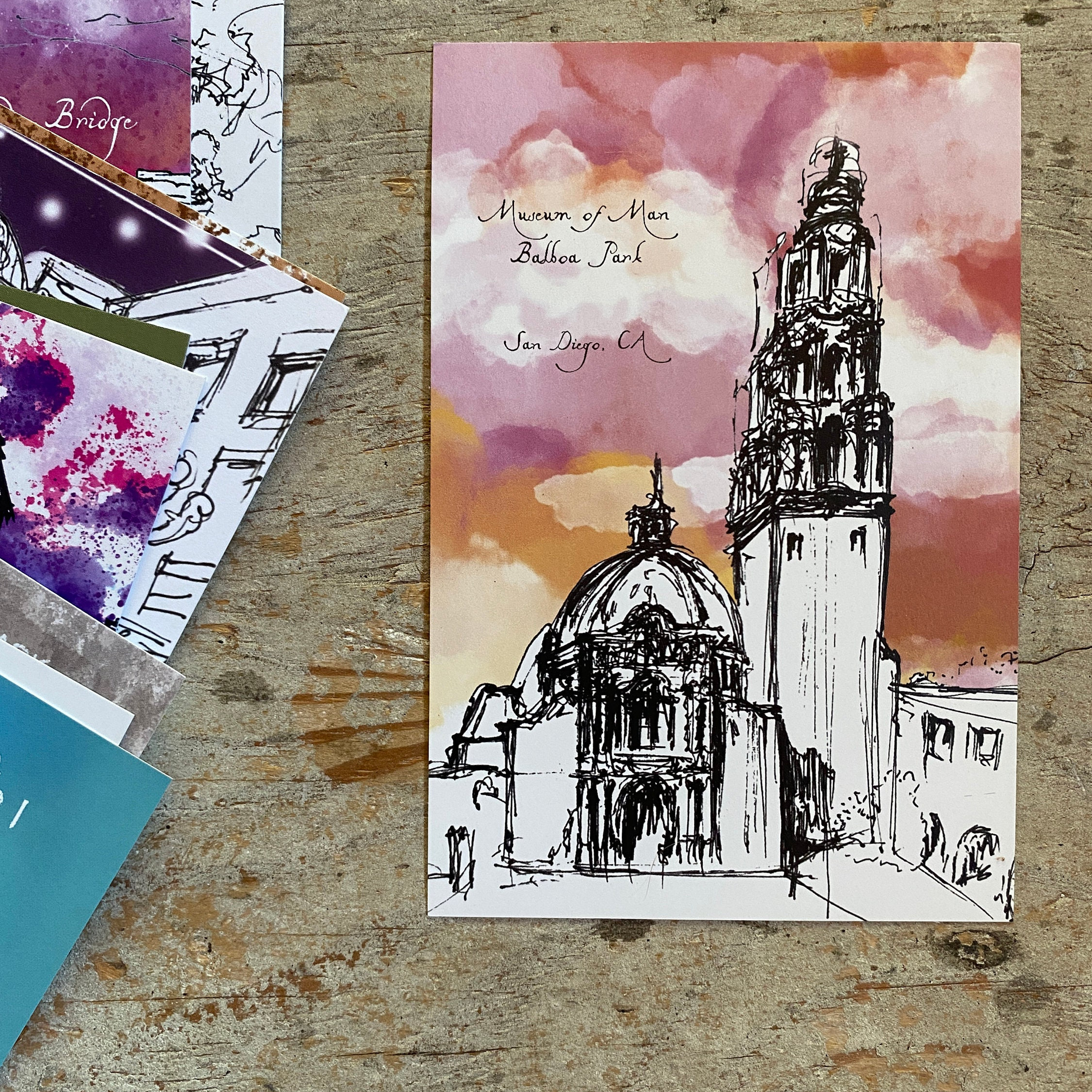 San Diego California Postcards - Etsy
