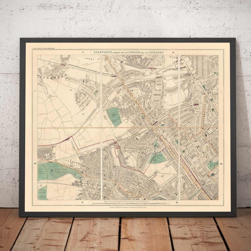 Finchley to London - Etsy