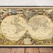 Old World Atlas Map, 1700 - Very Rare Antique Map, Vintage Wall Chart ...
