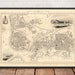 Old Map of Dublin, Ireland in 1756 by John Rocque Large City Wall Chart ...