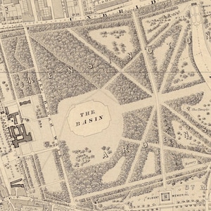 Old Map of West London - Notting Hill, Kensington, Portobello Road ...