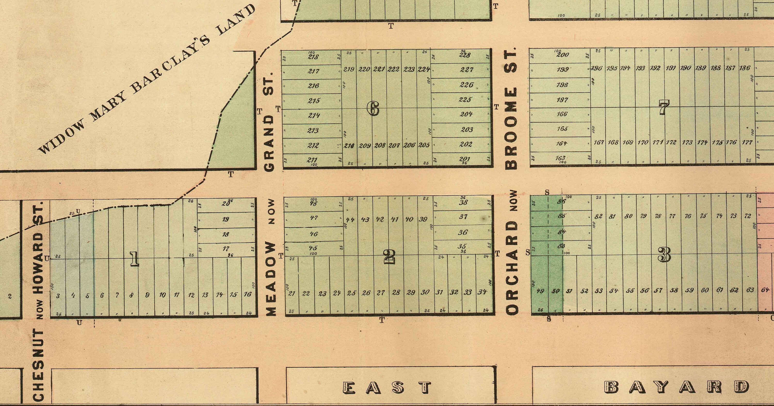Old Map of Soho NYC 1868 by John Bute Holmes Manhattan - Etsy