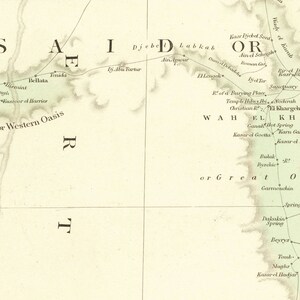 Old Map of Egypt, 1832 by Arrowsmith Cairo, Giza, Alexandria, Pyramids ...