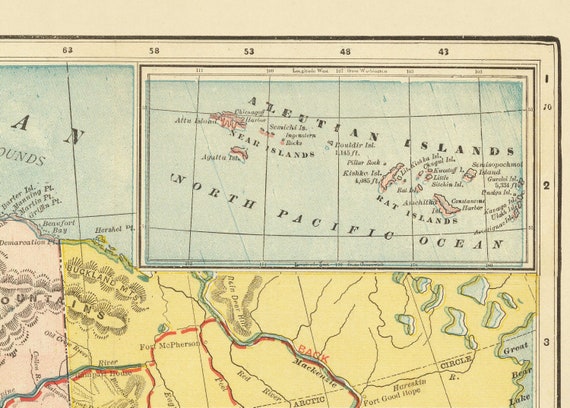 Klondike Gold Rush Map
