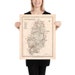 Old Map of Nottinghamshire by Samuel Lewis, 1844: Nottingham, Mansfield ...