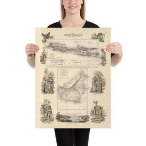 Old Map of the Dutch East Indies in 1872 by Fullarton - Borneo, Java ...