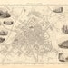 Old Map of York in 1851 by Tallis & Rapkin - City Centre, York Minster ...