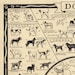 Old Dog Map, 1936 - World Atlas Chart of Breeds - Terrier, Bulldog, Pug ...