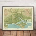 Old OS Map of New Forest & Isle of Wight, Hampshire, 1901: Southampton ...