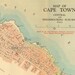 Old Map of Cape Town, 1935 by South African Railways - Mother City ...