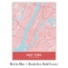 Modern Town Map of Bray, Ireland: Bray Head, Bray Harbour, Bray Head ...