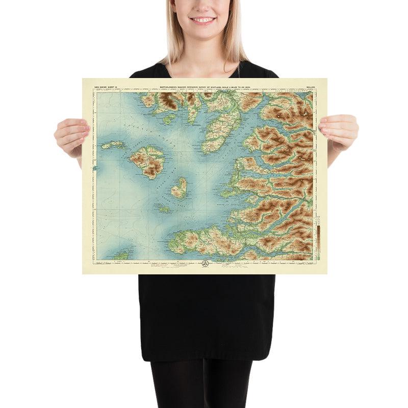 Old OS Map of Mallaig, Inverness-shire by Bartholomew, 1901: Isle of ...