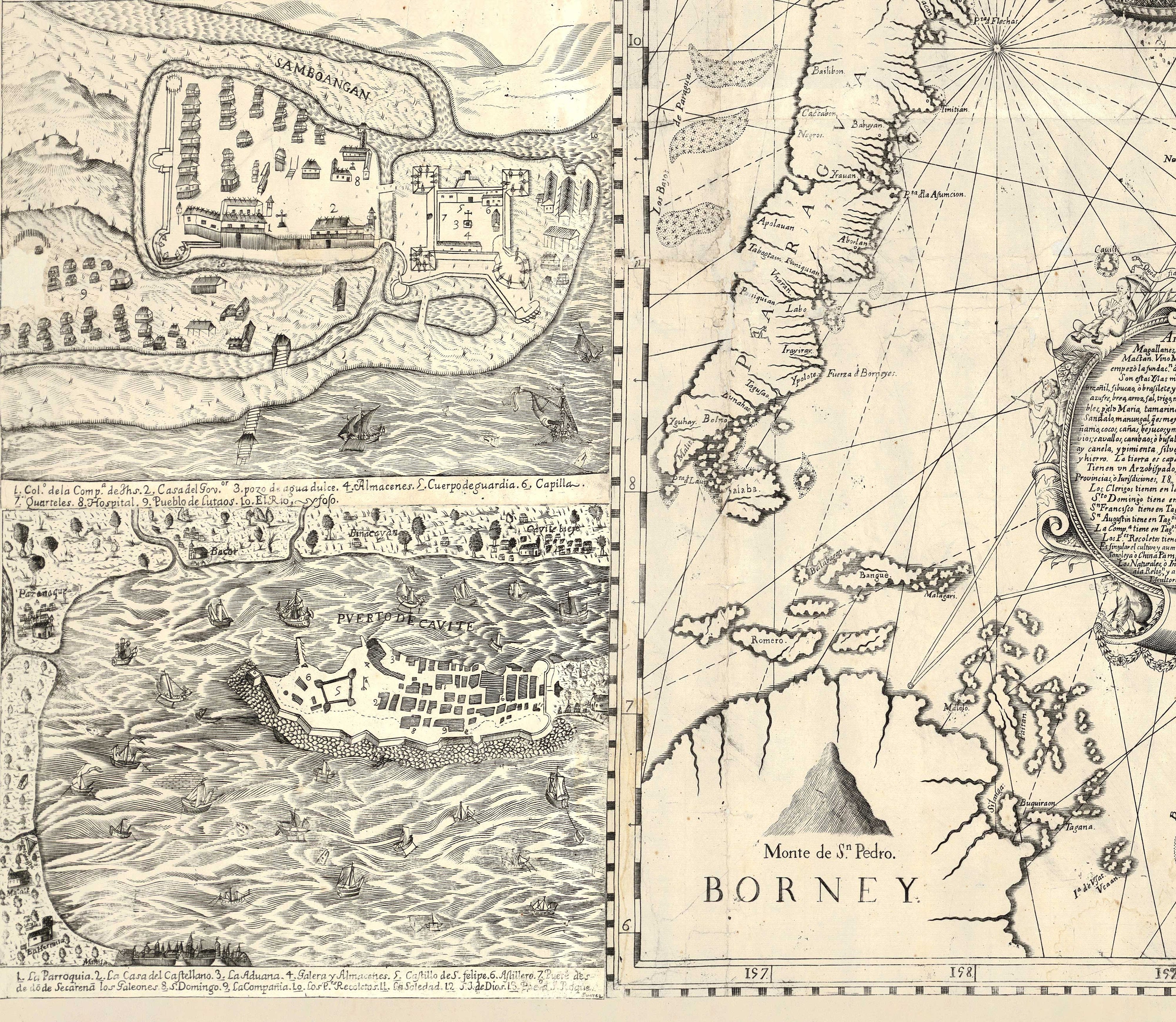 Old Map of the Philippines in 1734 by Pedro Murillo Velarde - Luzon ...