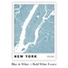 Modern Town Map of Bray, Ireland: Bray Head, Bray Harbour, Bray Head ...
