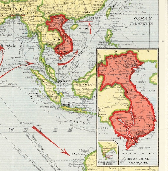 French Colonial Empire Map